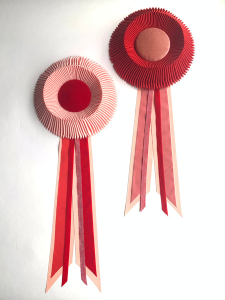 Large Coral and Red Rosette – Skinny Wolf